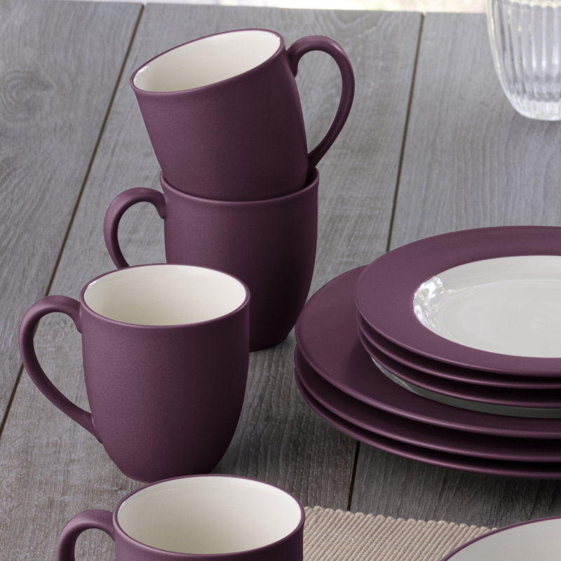 Noritake Colorwave 16-Piece Rim Dinnerware Set, Service for 4 & Reviews ... Noritake Colorwave 16-Piece Rim Dinnerware Set, Service for 4 & Reviews ...